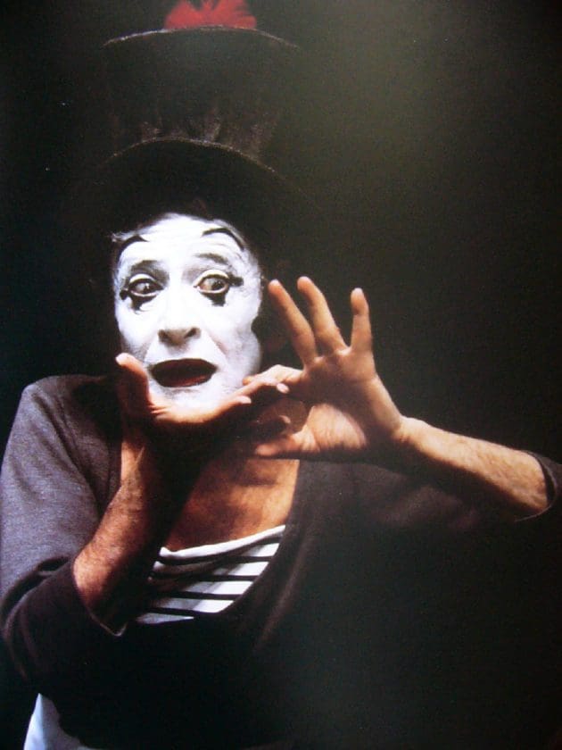 Marcel Marceau - Mime in the cinema - RUNWAY MAGAZINE ® Official
