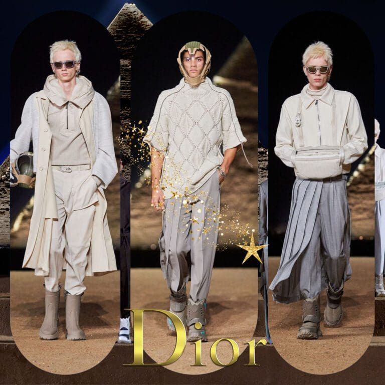 Dior Men Egypt Giza Pyramids Pre Fall 2023 - RUNWAY MAGAZINE ® Official
