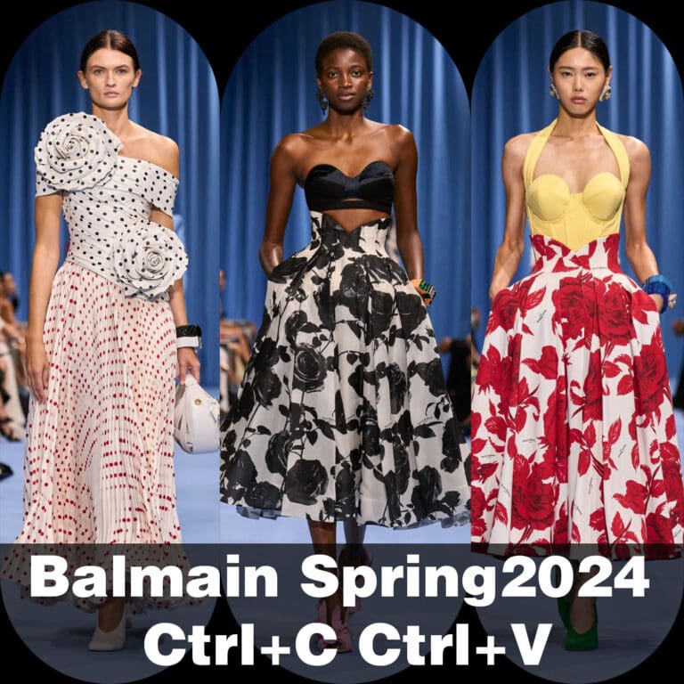 Balmain Spring Summer 2024 Ctrl+C Ctrl+V - RUNWAY MAGAZINE ® Official