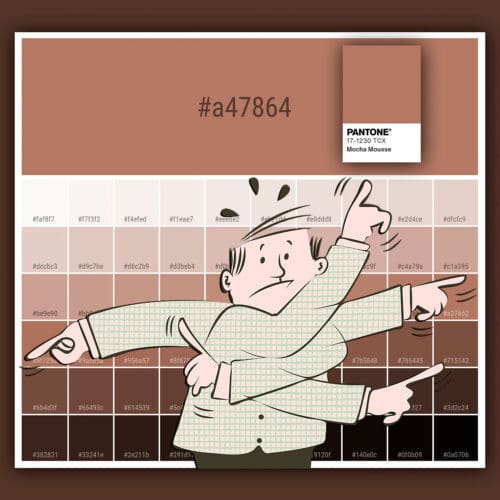 Mocha Mousse Color Code for 2025 - RUNWAY MAGAZINE ® Official